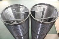 China Wedge Wire Cone Screen Cylinder 304 Stainless Steel Rotary Drum Filter Basket for sale