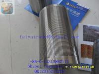 China Stainless Steel Wedge Wire Wrapped Screen Cone Drum Johnson Filter Basket Rotary Drum Screen 0.5mm Slot for sale