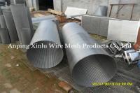 China Wedge Wire Screen Cylinder Johnson Wire Cylindrical Screen 0.1-10mm Slot 100-1500mm Diameter for sale
