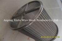 China Wedge Wire Screen Cylinder Johnson Wire Cylindrical Screen 0.1-10mm Slot 100-1500mm Diameter for sale