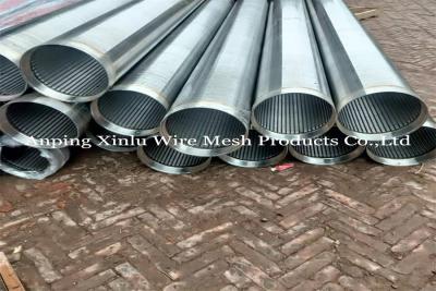 China Thread Male And Female Wedge Wire Screen Pipe 304/316 Stainless Steel V Wire Filter with Flange for sale