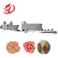 China PLC Speed controlling soya meat chunks nuggets making machine soya nugget making machine for sale