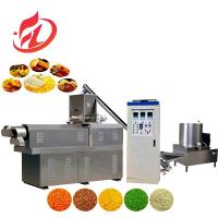China Automatic Double screw extruder breadcrumbs food making machine for sale