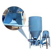 China High Production Batch Cattle Feed Grinder Mixer Feed Processing Machine for sale