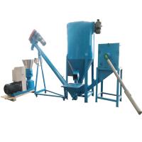 China High Production Batch Cattle Feed Grinder Mixer Feed Processing Machine for sale