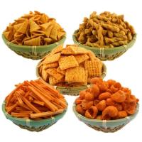 China Extrusion Multi-Shape Frying Snack Chips Production Line with Motor Core Components for sale