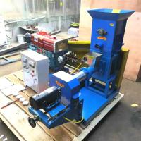China Hot Selling Factory Price Automatic Floating Fish Feed Extruder Machine fish feed processing machine for sale