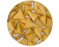 China Automatic Multi Shape Frying Snack Chips Food Processing Line Web www.fldmachine.com for sale