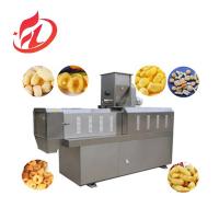 China Automatic Maize Puff Corn Rice Snacks Food Making Machine Puff Corn Extruder for sale