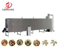 China Low-Temperature Soy Flakes Based Soya Bean Chunks Making Machine with ABB Motor Control for sale