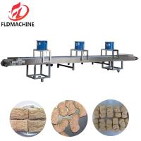 China Low-Temperature Soy Flakes Based Soya Bean Chunks Making Machine with ABB Motor Control for sale