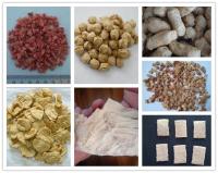 China Low-Temperature Soy Flakes Based Soya Bean Chunks Making Machine with ABB Motor Control for sale