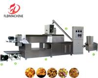 China Automatic Breakfast Making Processing Machine Snack Breakfast Cereal Extruder Production Line for sale