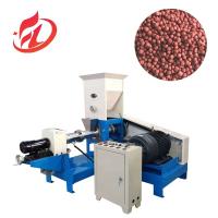 China Video Outgoing-Inspection Fish Feed Pellet Making Processing Machines for Fish Feed for sale