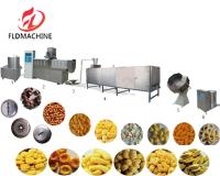 China PLC Type maize corn snack making machine  corn snack making machine puff corn snack making machine for sale