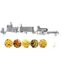 China Inflating Cereals Puffs Extruder Processing Line for 2021 Automatic Corn Snacks Maker for sale
