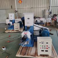 China Fish food processing line floating fish feed mill pellet extruder machine for sale