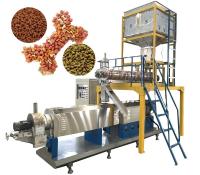 China Complete pet food automatic machine processing line dog feed pellet making extrusion extruder for sale