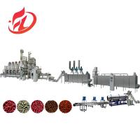 China Large output per hour floating fish food making machine feed extruder processing machinery for sale