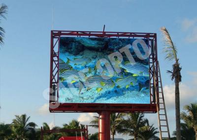 China P10 mm giant HD DIP346 led outdoor advertising screens , 160 x 160 mm for sale