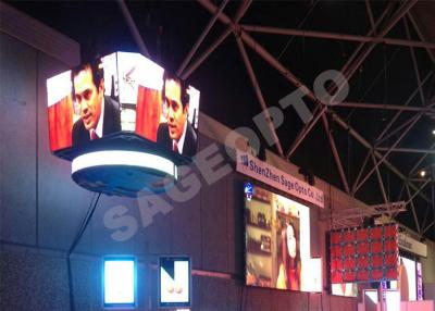China Cube Scrolling Advertising LED Screen Seamless Splice For Sports Stadium for sale