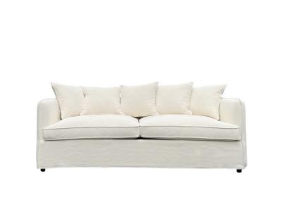 Cina Divano letto da 2 posti con coperture rimovibili 95cm Divano di lino letto coperture lavabili in vendita