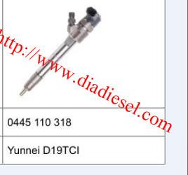 China BOSCH common rail 0 445 110 318  Injector for sale