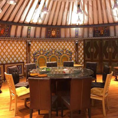 Cina Installazione facile e veloce Yurt mongolo di 6M di diametro con finestre a lucernario in vendita