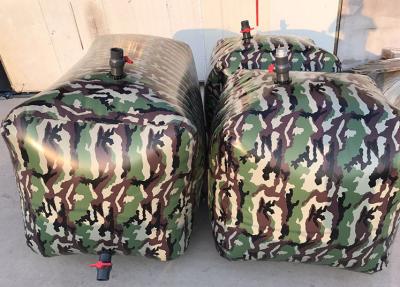 중국 육군 PVC 물 저장 탱크 농업 관개 및 소방 1000L 판매용