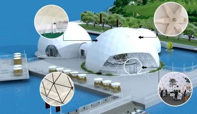 Cina tenda impermeabile del partito della cupola dell'iglù della tenda dell'hotel della tenda della cupola di 8M Winter Camping Geodesic in vendita