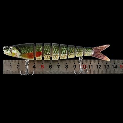 Cina Esempio di mackerel Bionic otto sezioni, esca da pesca dura 20 g 13,5 cm in vendita