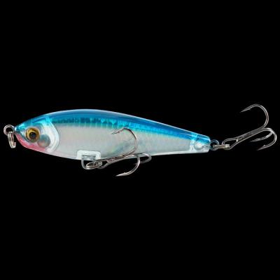 Cina 6 colori 7.5cm/8.6g 8# Agganci Mullet,Perch,Catfish Plastic ABS Pesca Esca Cerniera Esca in vendita