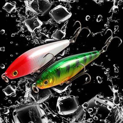 Cina 6 colori 7.5cm/8.6g 8# Agganci Mullet,Perch,Catfish Plastic ABS Pesca Esca Cerniera Esca in vendita