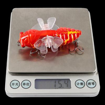 Cina 10 colori 7.5cm/15.5g Twin Propeller Plastic Hard Bait Tractor Rotary Tackle Popper Esca da pesca in vendita