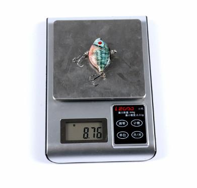 Cina 8 colori 4.5cm/8.8g 10# Anello Pieno Piano di nuoto Long Shot Hard Bait Dipinto VIB Esca da pesca in vendita
