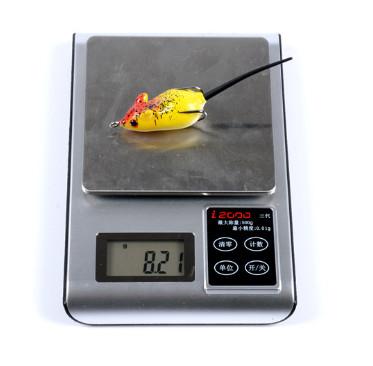 Cina 5 colori 5,10 cm/8,20 g Rana Esca morbida Mullet Testa di serpente Pesce Esca Esca da pesca in vendita