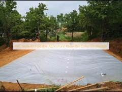 Blisse de collecte des eaux de pluie pour l'agriculture pliable en bâton en PVC