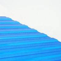 China Polycarbonate Translucent Roof Sheet 1260mm Width 1.2mm Thickness Corrugated Tile for sale