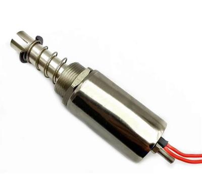 China Open Frame-Solenoid-Elektromagnet mit verstellbarem Schlag und Kupferwicklung für 6V, 9V, 12V Gleichspannungsanwendungen zu verkaufen