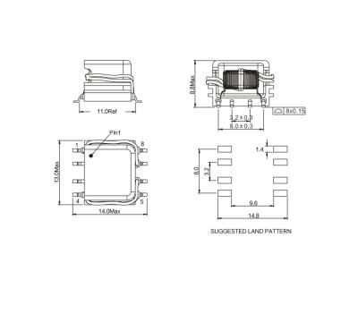 China High-Performance Audio Frequency Transformer with 20Hz - 20kHz Operating Frequency and IEC 61558-2-6 Compliance for sale