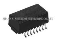 China HS1201SR 10/100Base-TX Ethernet LAN Transformer Single Port with 1500Vrms Isolation and 0℃ to +70℃ Operating Range for sale