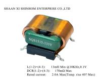 China RoHS 250V Horizontal SMD Common Mode Choke 13mH 2.0A High Current EMI Filter for sale