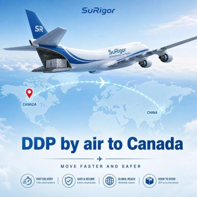 China Fast Transit 3-7 Days DDP Air Freight to Canada with One Flat Rate and No Broker Needed for sale