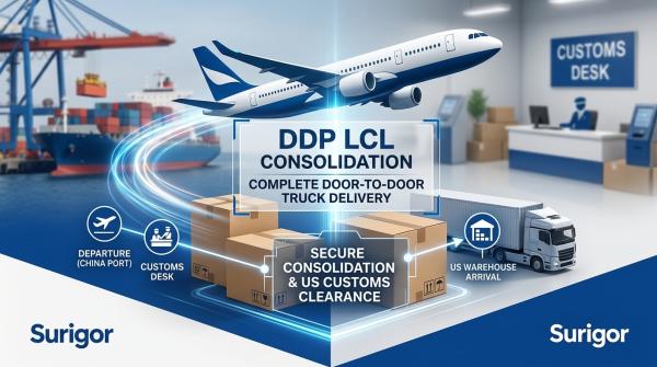 Quality DDP Shipping Large Shipment China USA Full Container Truck Delivery Customs Cleared 2026 for sale