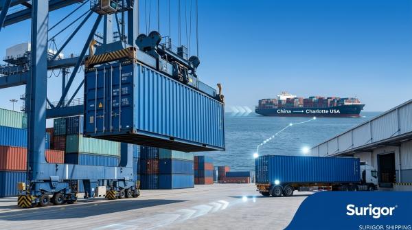 Quality Charlotte FCL DDP Full Container Load Shipping China to USA Door Delivery Service for sale