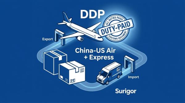Quality DDP Air Freight Double Clearance Tax Included China USA Door-to-Door Service Customs Cleared UPS for sale