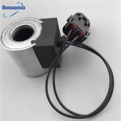 Cina 12V/24V bobina di valvola solenoide 0D13105130 3003124 per escavatore YC60-7 R60-7 SY75 in vendita