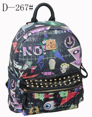 China 2019Fashion cheap newest lady backpack STUDS and stones for sale