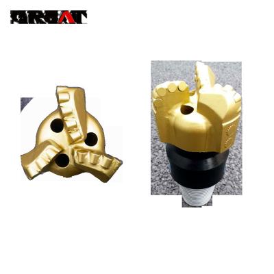 China API 31/2‘’ GS0803 Golden steel body rock oil drilling PDC bits for sale