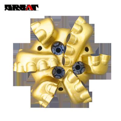China API 6‘’ GM1306 Golden Matrix body rock oil and water drilling PDC bits for sale